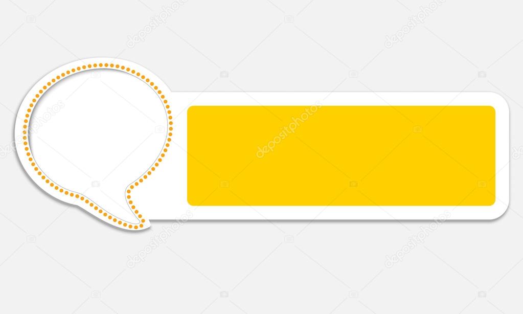 Text box with bubble Stock Vector Image by ©garrifrotto #25878859
