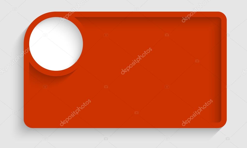 Text frame with white circle box Stock Vector by ©garrifrotto 26876147