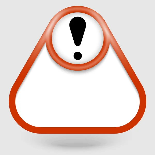 Red text box with exclamation mark Stock Vector by ©garrifrotto 33297561