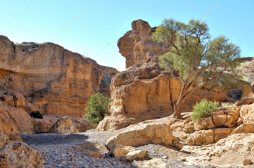 Sesriem Canyon near Sossusvlei. Namibia — Stock Photo © dpreezg #41380641