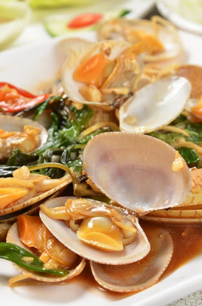 Clam seafood Stock Photos, Royalty Free Clam seafood Images | Depositphotos