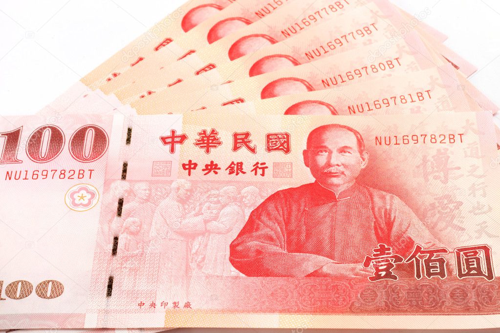 New Taiwan Dollar bill Stock Photo by ©lcc54613 40260185