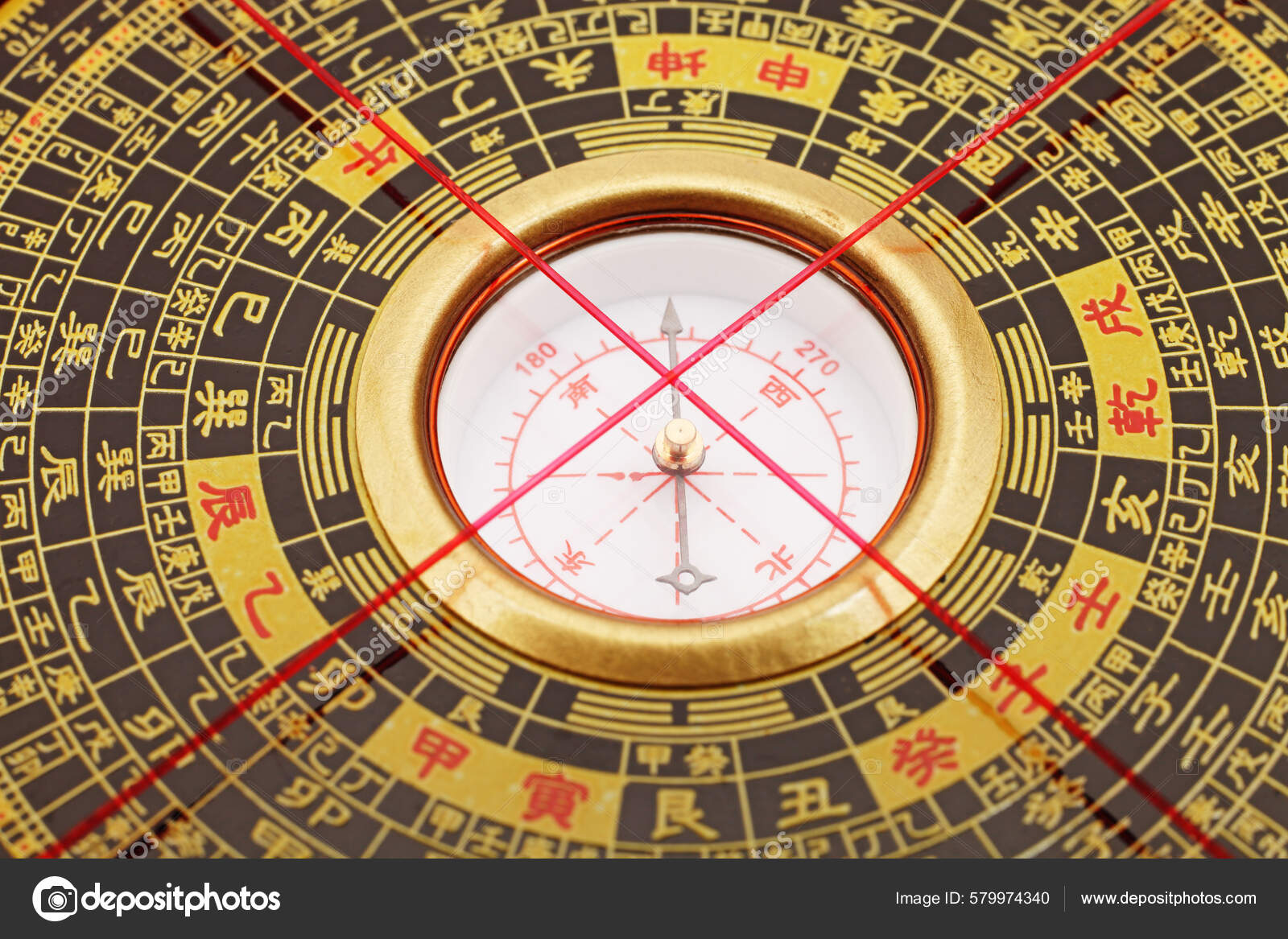 Brújula China Antigua Feng Shui: fotografía de stock © lcc54613 #579974340 | Depositphotos
