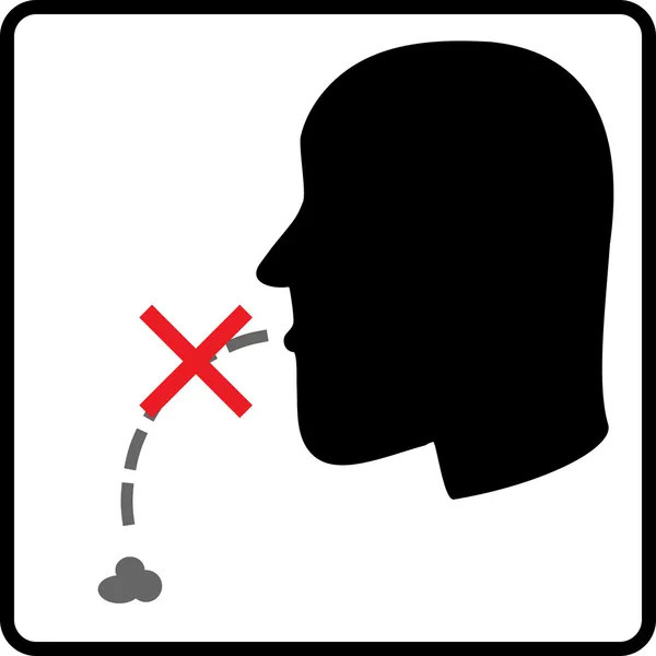 Prohibit signs for healthcare and rude behavior Stock Vector Image by ...