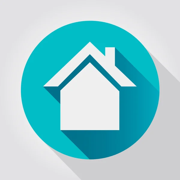 House icon, flat design — Stock Vector © mixov #39432035