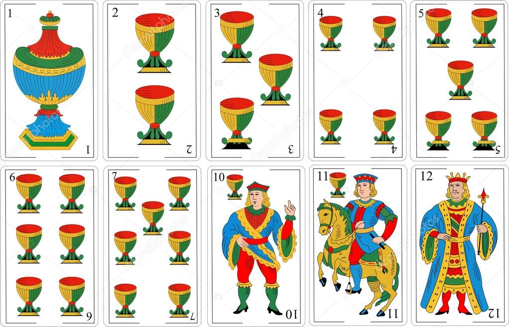 Cubiertas Españolas, Cartas Españolas Vector de stock por ©JuniorB 22825442