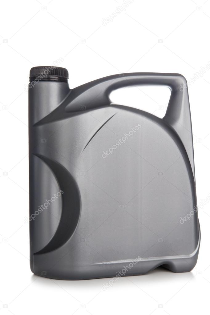 Canister with machine oil isolated on white background Stock Photo by ...