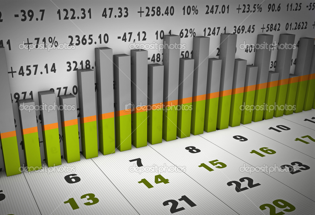 Stock market chart and graphs — Stock Photo © Violka08 #25754249
