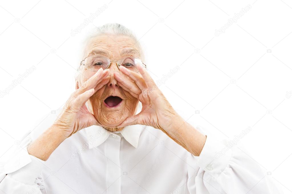 Funny grandma Stock Photo by ©giorgiomtb 23467468