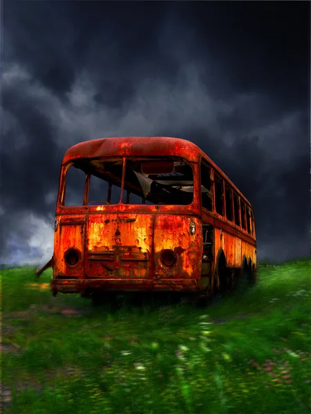 Abandoned bus Stock Photos, Royalty Free Abandoned bus Images ...