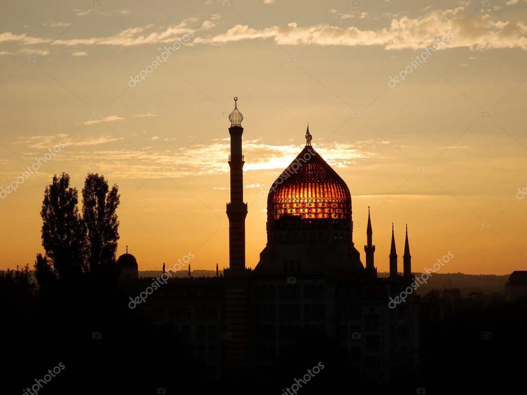 Mosque in sunset — Stock Photo © pizla09 #31852233