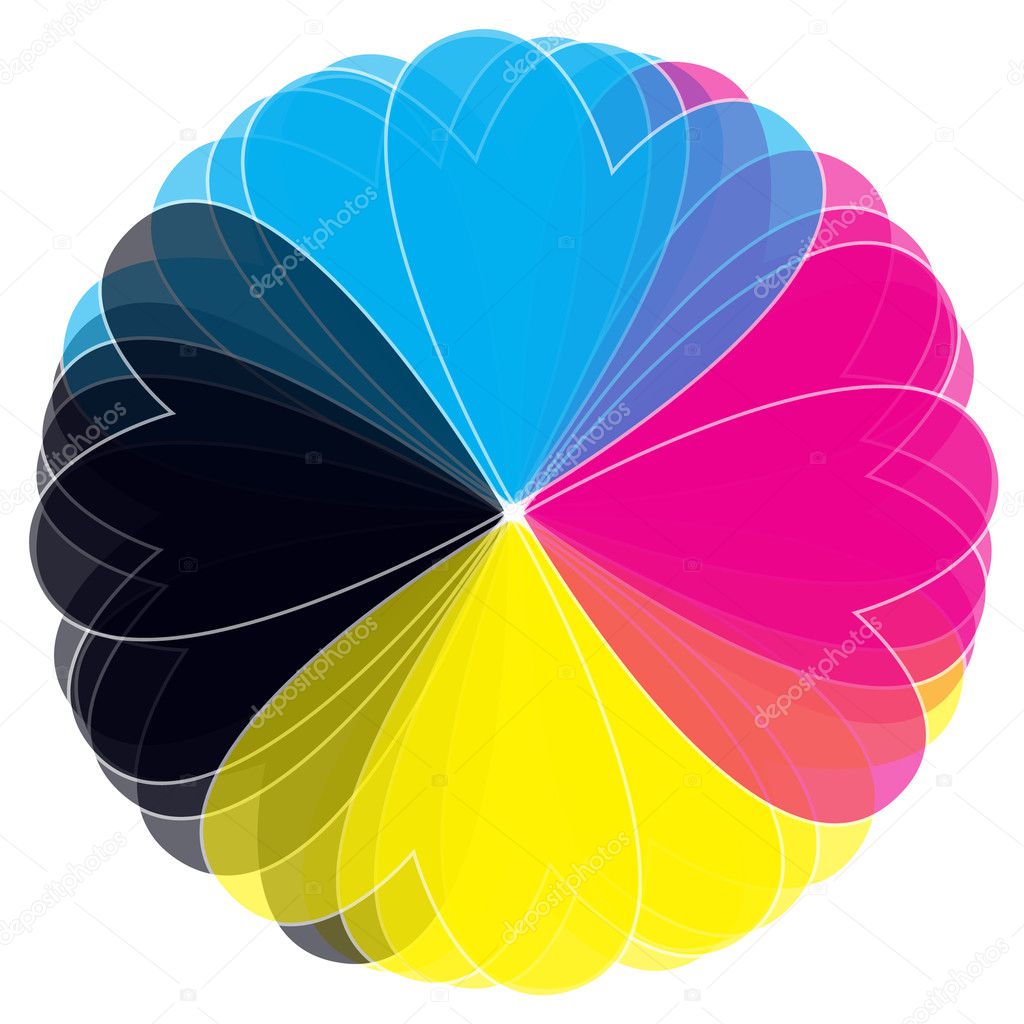 Modern vector concept with CMYK flowers Stock Vector Image by ©pizla09 ...