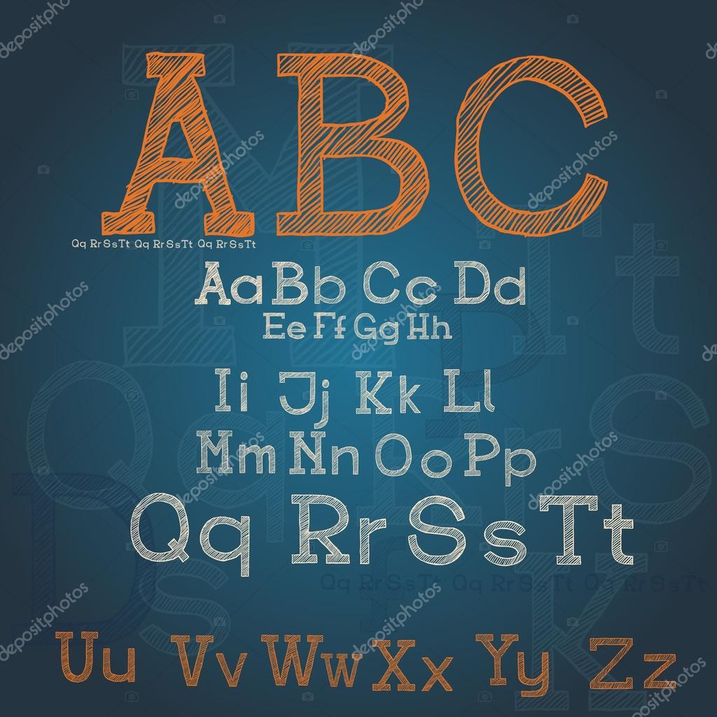 Vector Alphabet Stock Vector Image by ©undrey #23756563