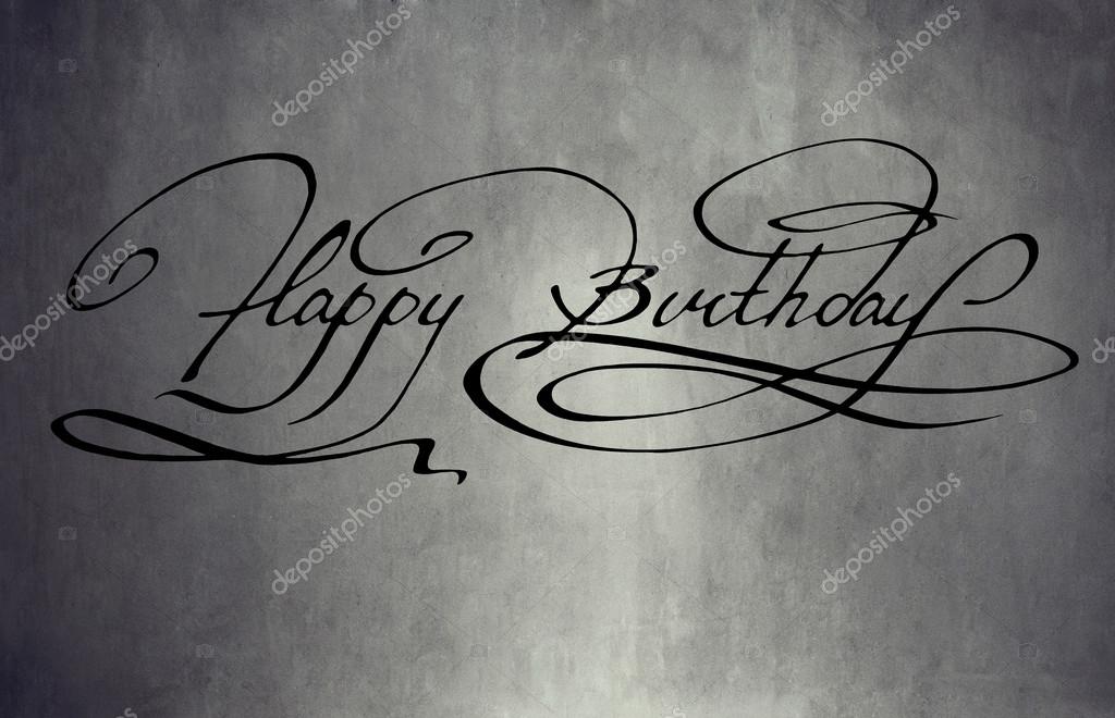 Happy Birthday Hand Lettering