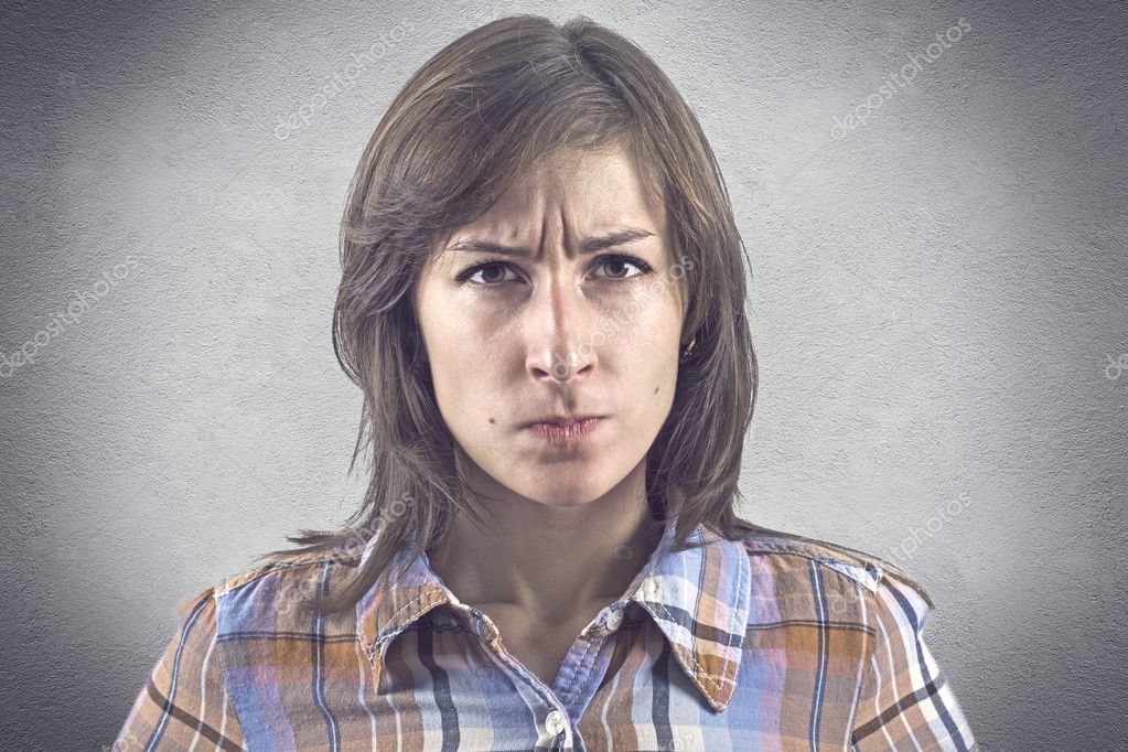 Young women with angry face Stock Photo by ©undrey 33624199