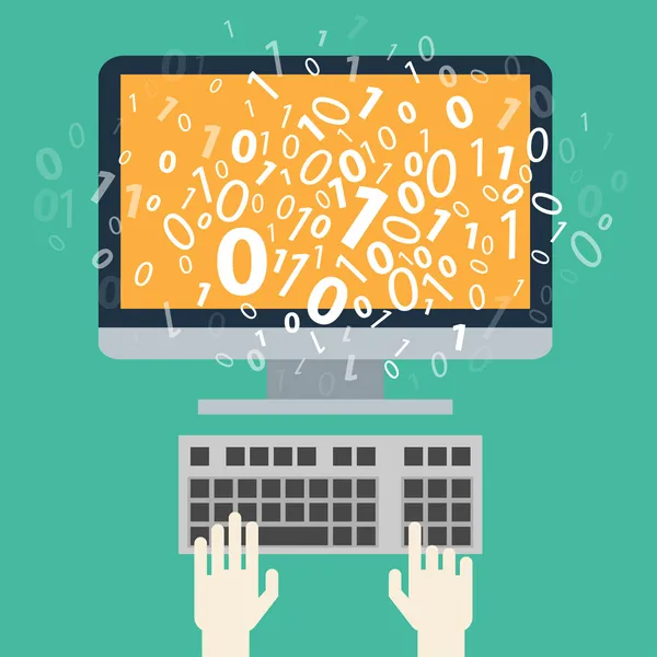 ᐈ Binary stock illustrations, Royalty Free binary vectors | download on Depositphotos®