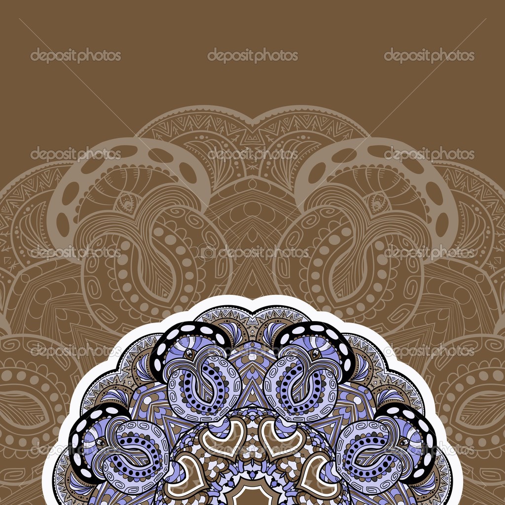 Ornate floral texture with ornaments and curls Stock Vector Image by ...