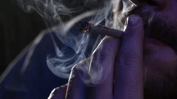 Blowing Weed Smoke Photography