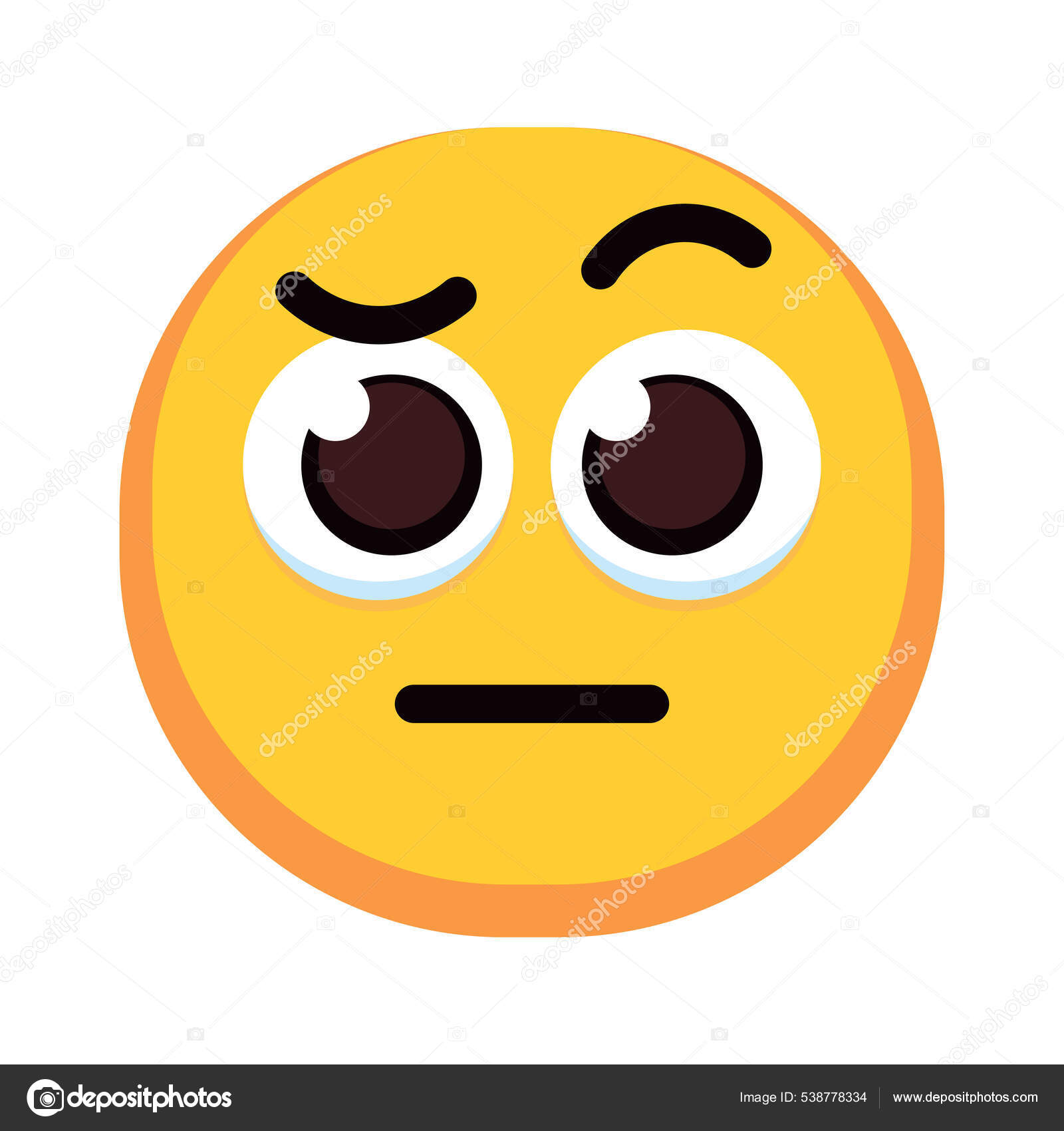 Isolated doubt colored emoji icon Vector de stock por ©Aratehortua ...