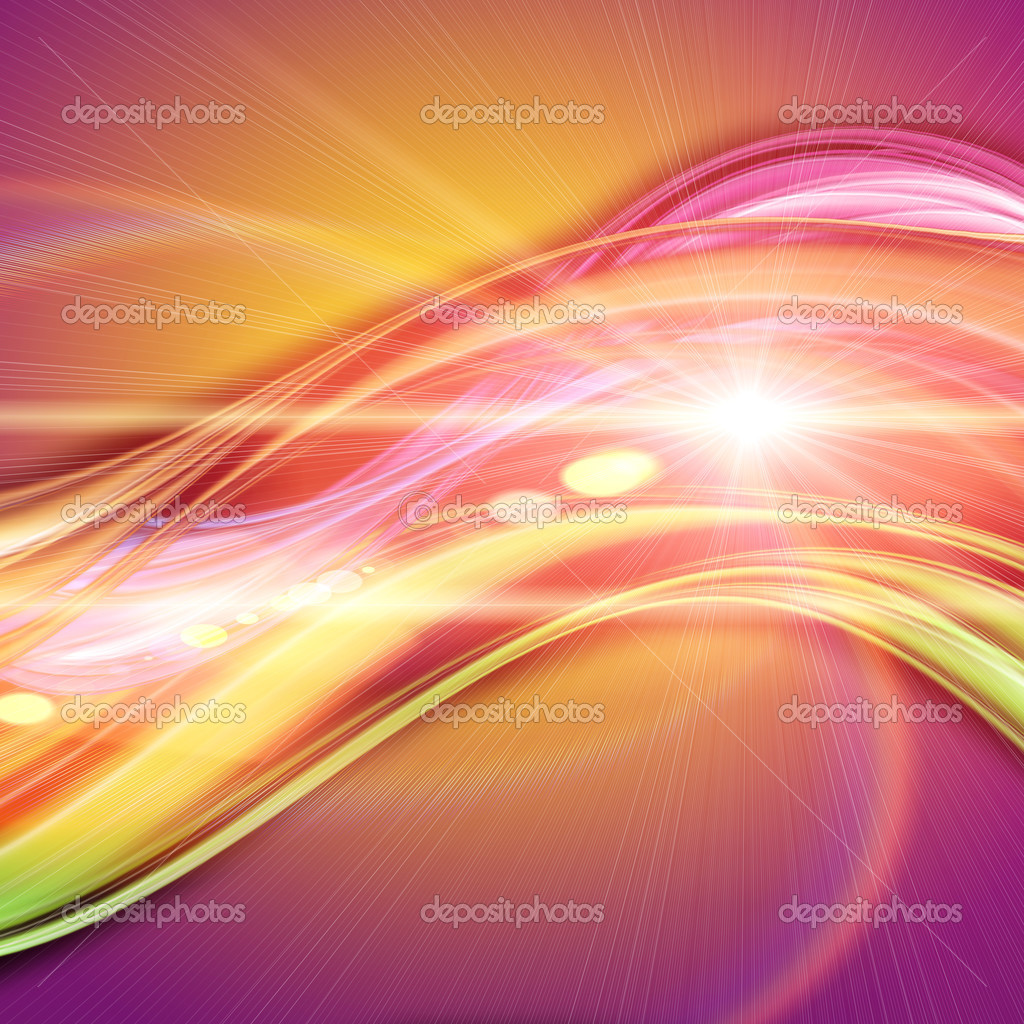 Futuristic technology wave background design with lights Stock Photo by ...