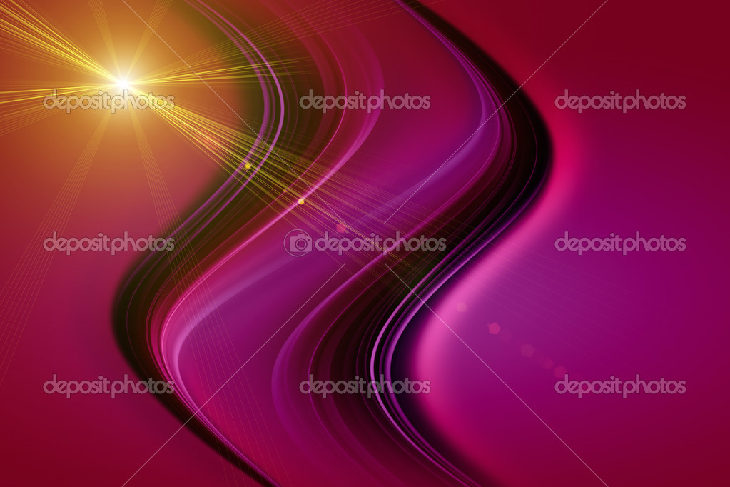 Futuristic technology wave background design with lights Stock Photo by ...