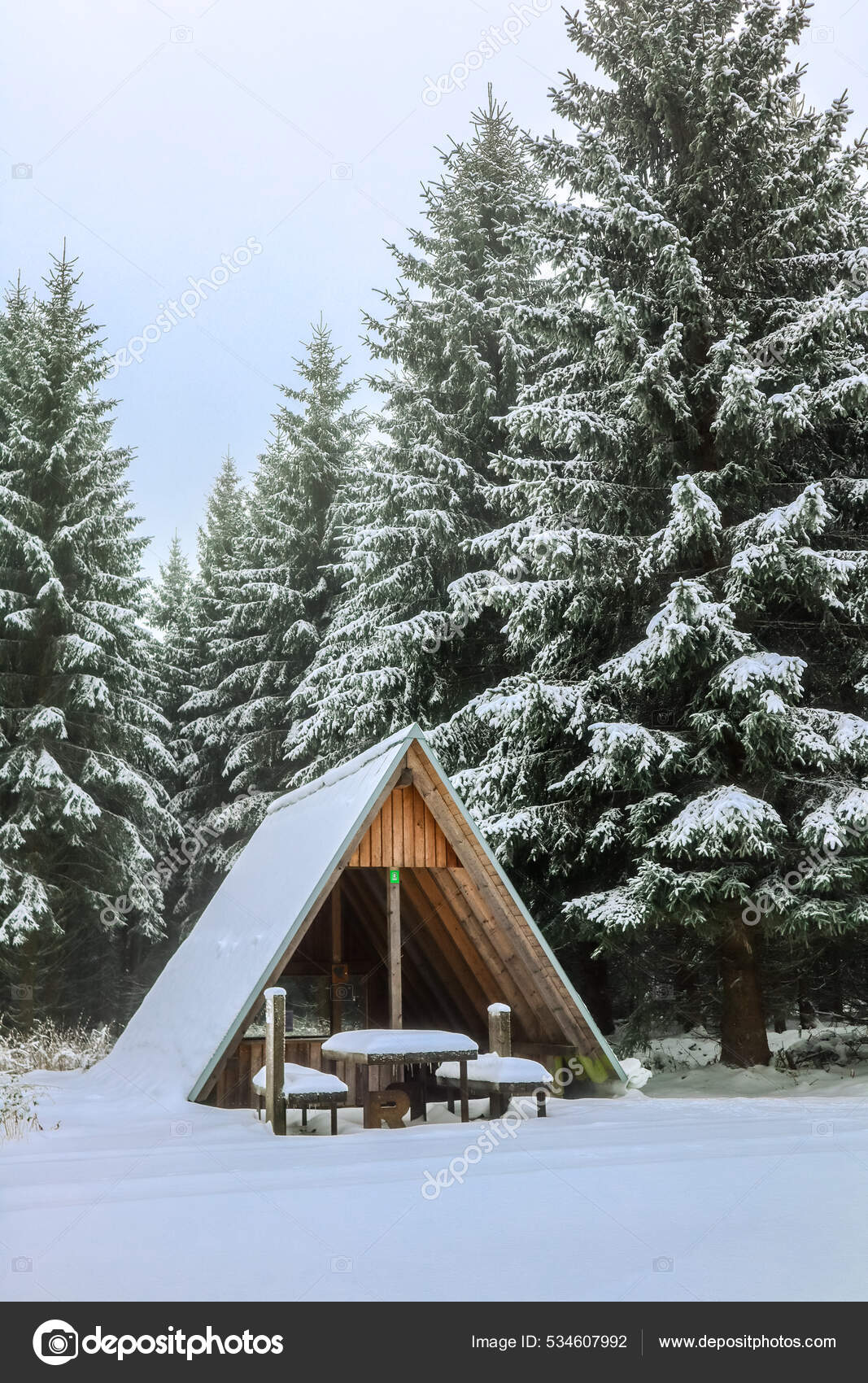 Beautiful Winter Landscape Heights Thuringian Forest Schmiedefeld ...