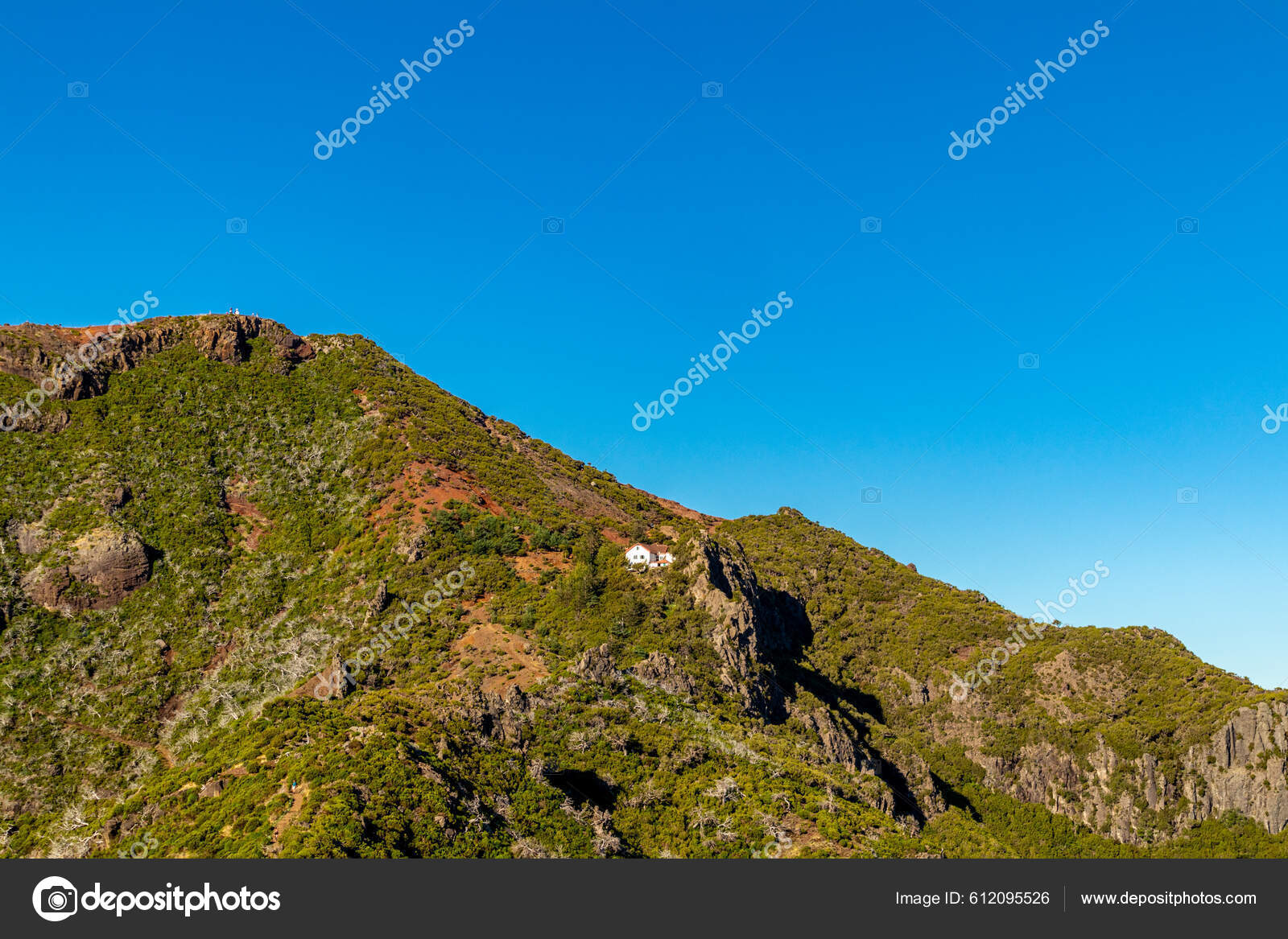 Hike Highest Point Azores Island Madeira Pico Ruivo Portugal Stock ...