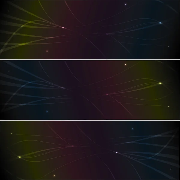 Multi color banner with waves Stock Vector Image by ©jbrouckaert1 #23415126