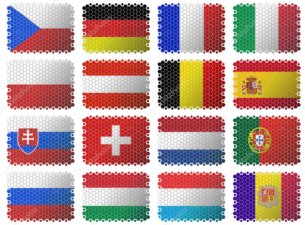 National flags — Stock Photo © kerdazz7 #23458026