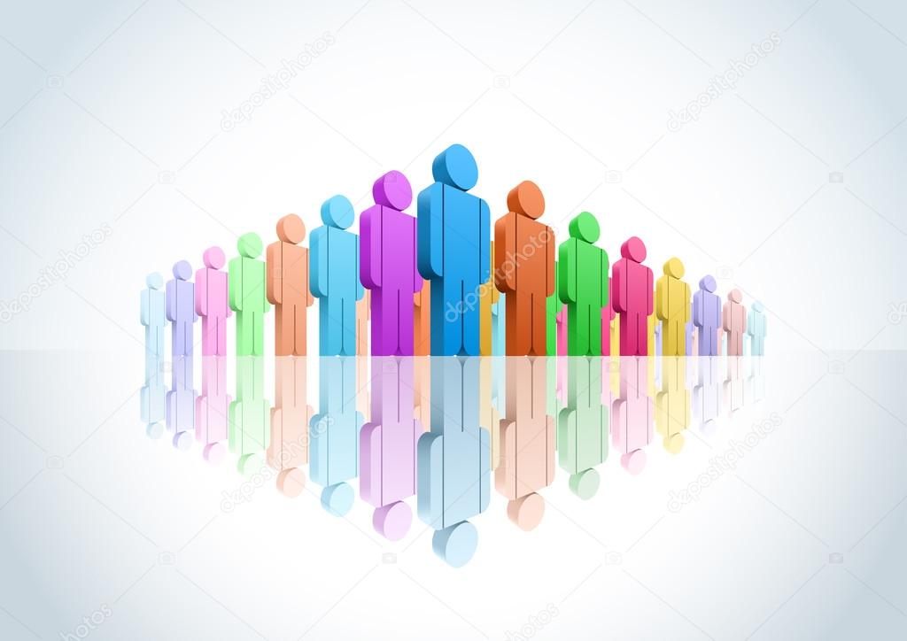 Colorful big group Stock Vector Image by ©sgursozlu #22812528