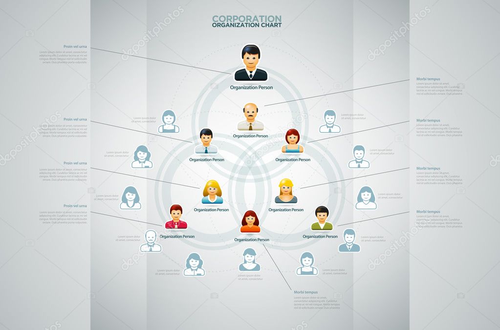 Organisationsschema — Stock Vektor © sgursozlu #30579033