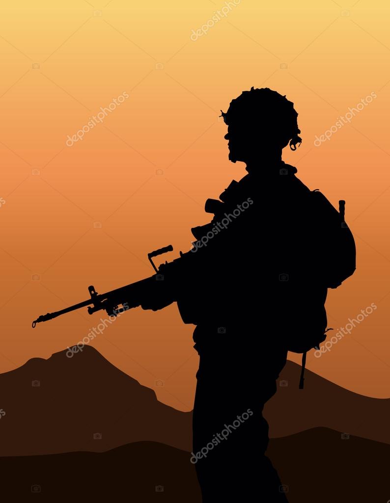 Soldier — Stock Vector © haizuladri #26456565