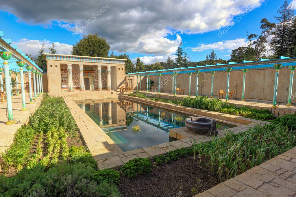 The Ancient Egyptian garden, one of the themed gardens in Hamilton ...