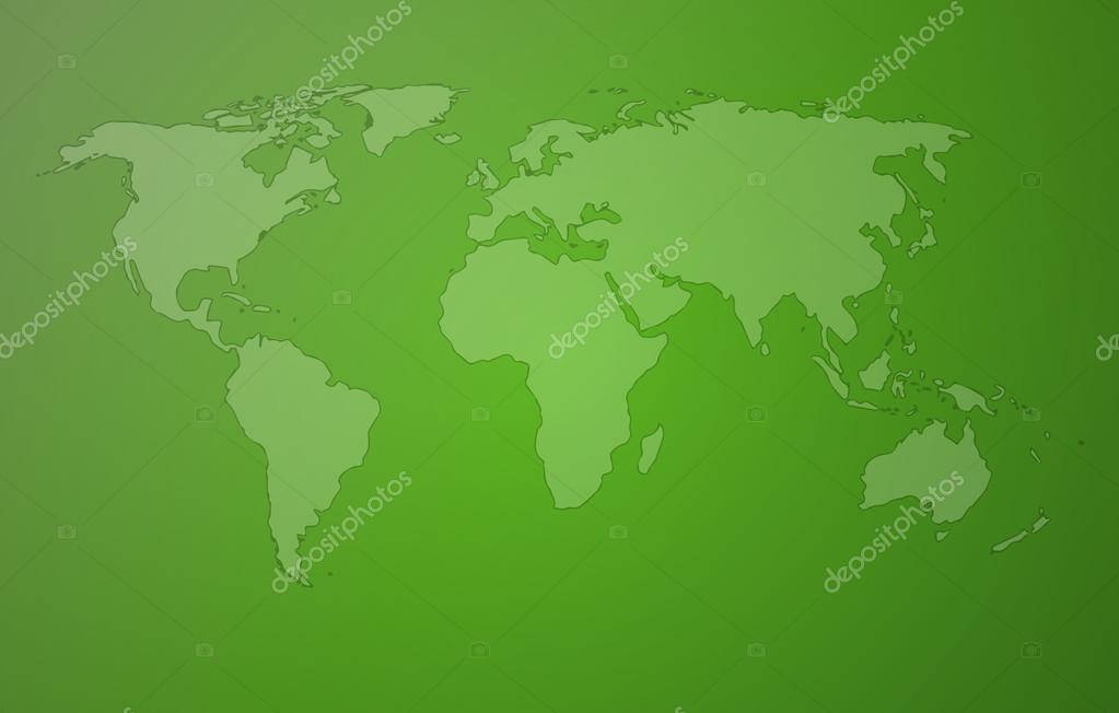 mapa del mundo verde 2024