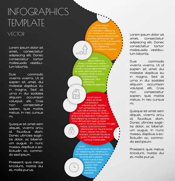 Black and white infographics Stock Vector Image by ©muuraa #45772949