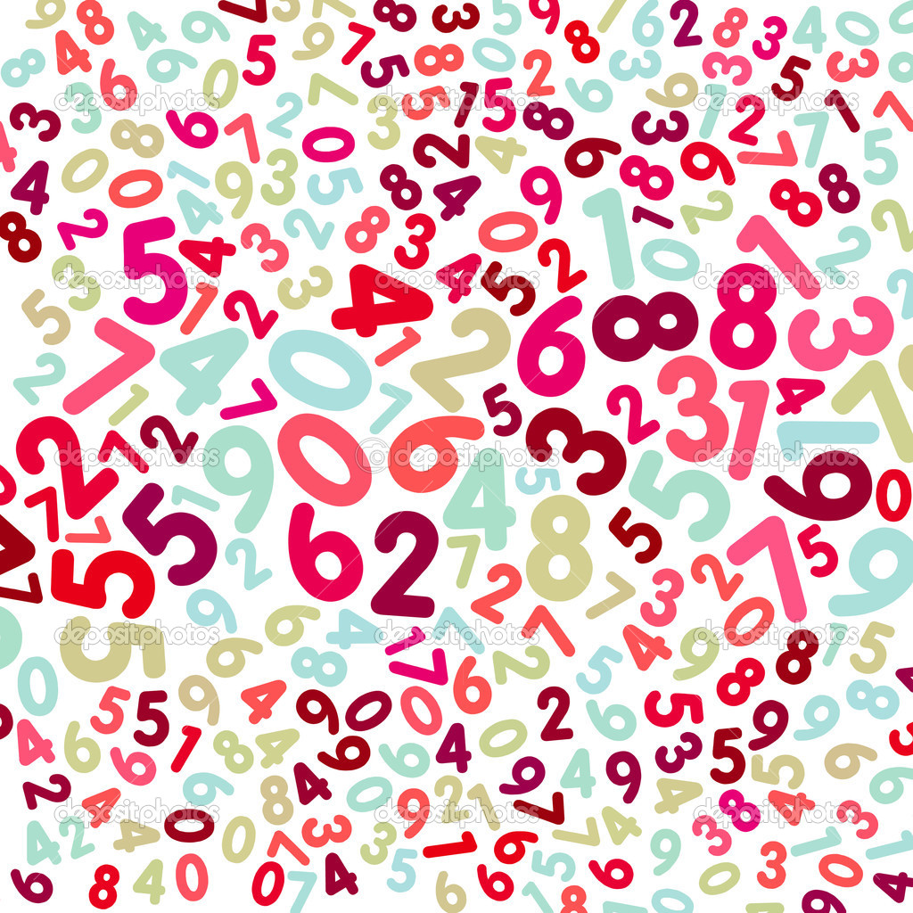 Numbers background — Stock Photo © asafeliason #48545255