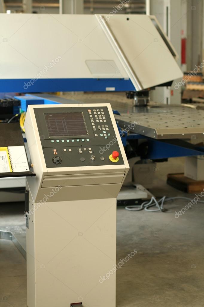 Screen of punching machine Stock Photo by ©Dreef 22980060