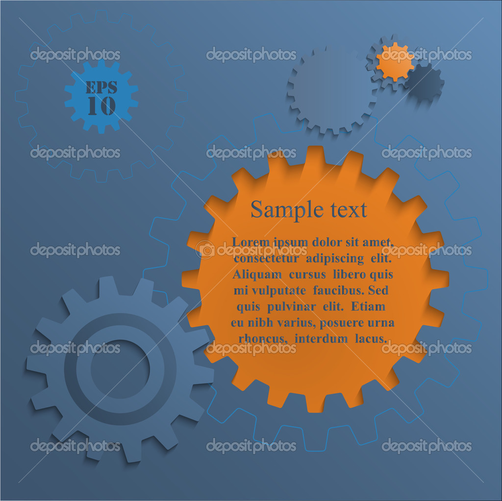 Gear wheels abstract background Stock Vector Image by ©vilnarobotav3d ...