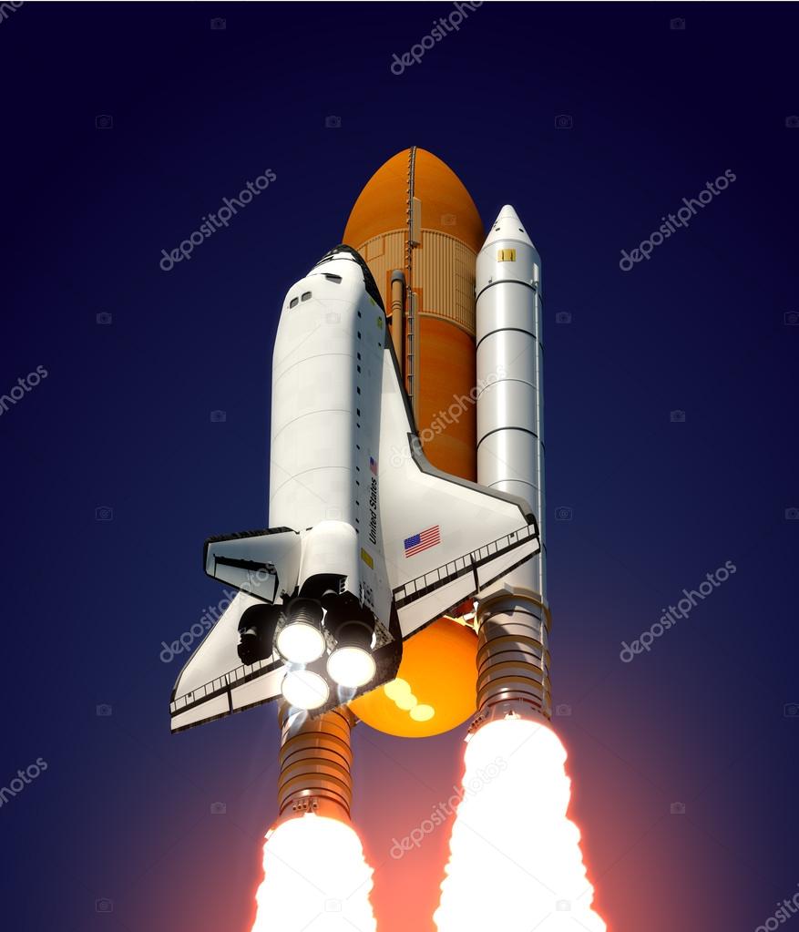 Space Shuttle — Stock Photo © 3DSculptor #35296597