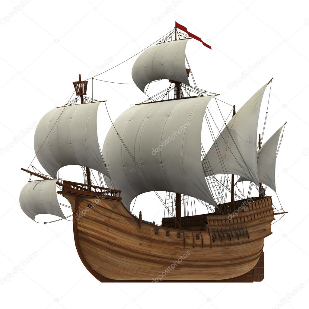 Caravel — Stock Photo © 3DSculptor #47094333