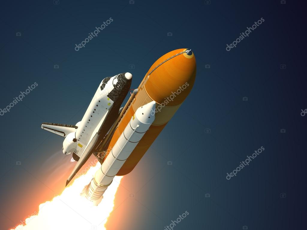 Space Shuttle Takes Off — Stock Photo © 3DSculptor #51683191
