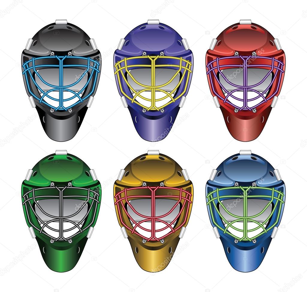 Ice Hockey Goalie Masks Stock Vector Image by ©AWesleyFloyd #35116417