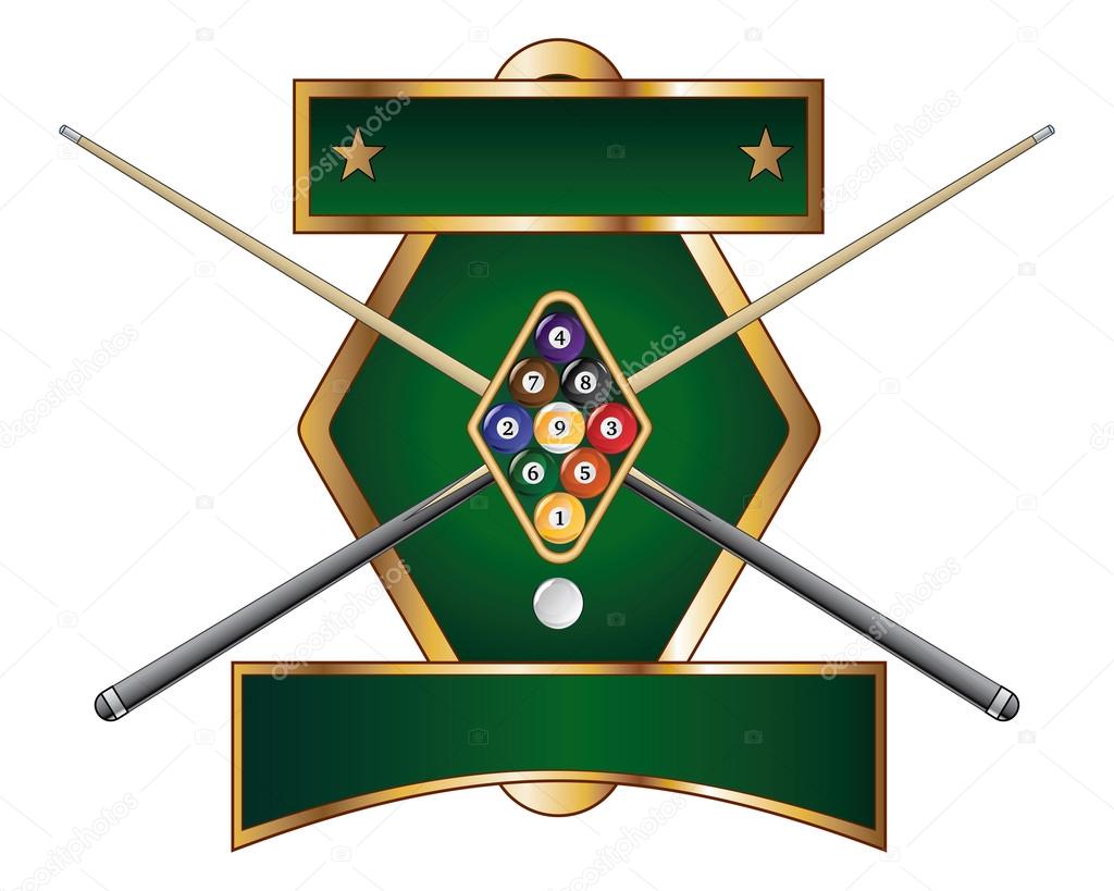 Nine Ball Emblem Design Stock Vector Image by ©AWesleyFloyd #37704591