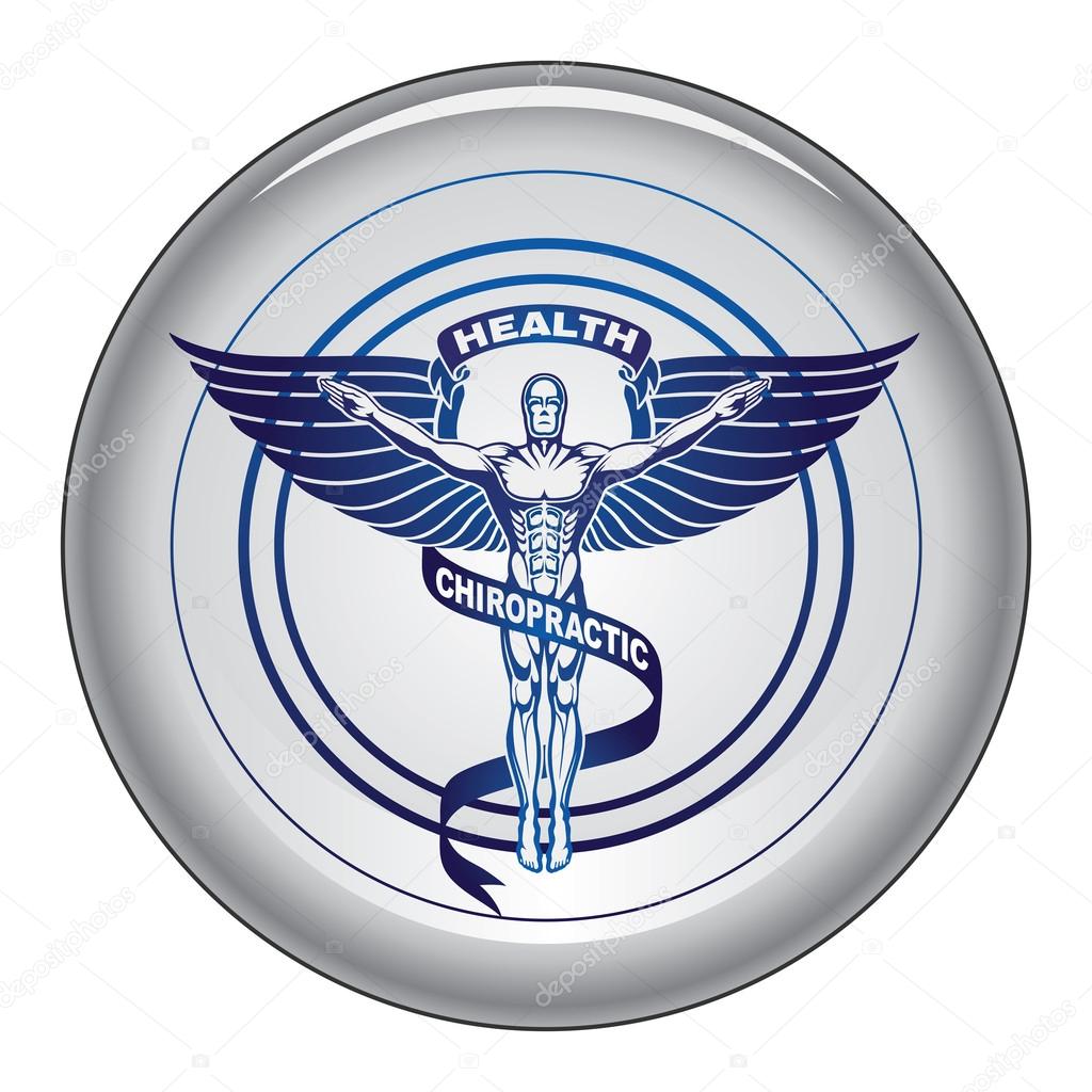 Symbole de chiropraticien ou bouton Icône Vecteur par ©AWesleyFloyd ...