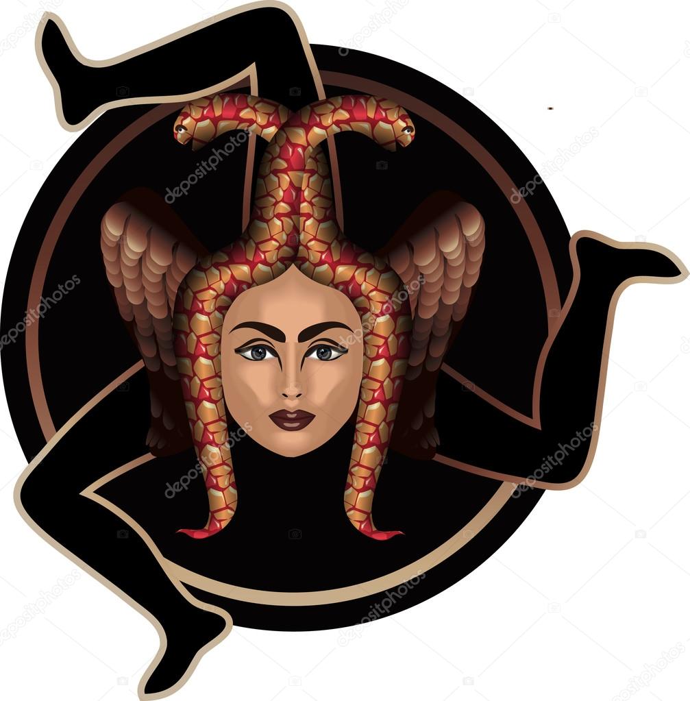 Trinacria - Vettoriale Stock di ©iriselmo 22852908