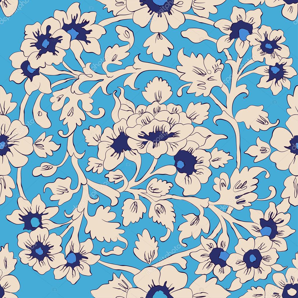 Classic islamic floral pattern Stock Vector Image by ©iriselmo #48532545