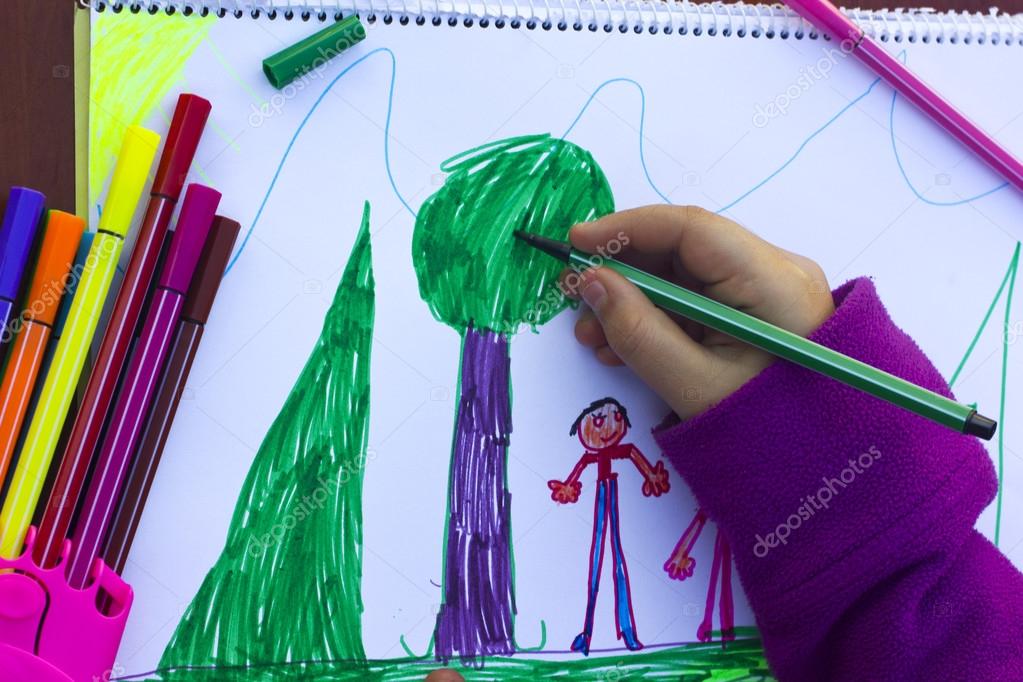 Children's drawing Stock Photo by ©phadventureBG 37543227