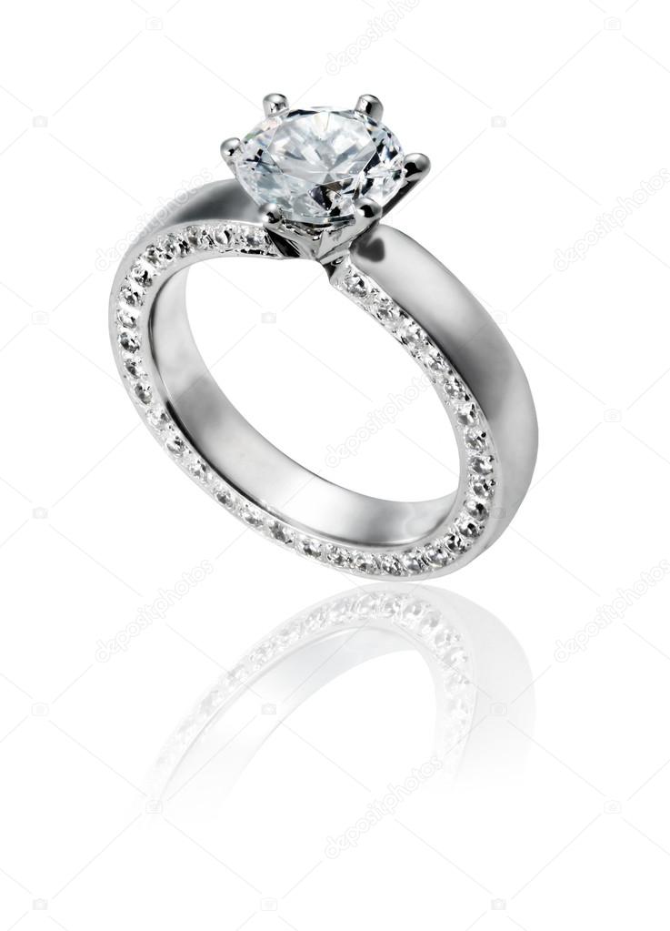 Diamond Ring isolated Stock Photo by ©habrda 23858497