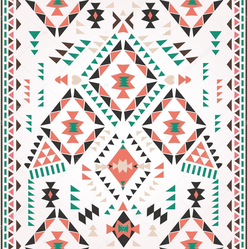 Ethnic print vector pattern background Stock Vector Image by ©salomenj ...