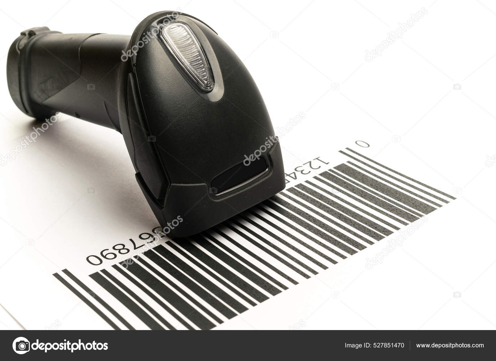 Barcode Scanning Reader Laser Scanner Warehouse Retail Label Barcode ...